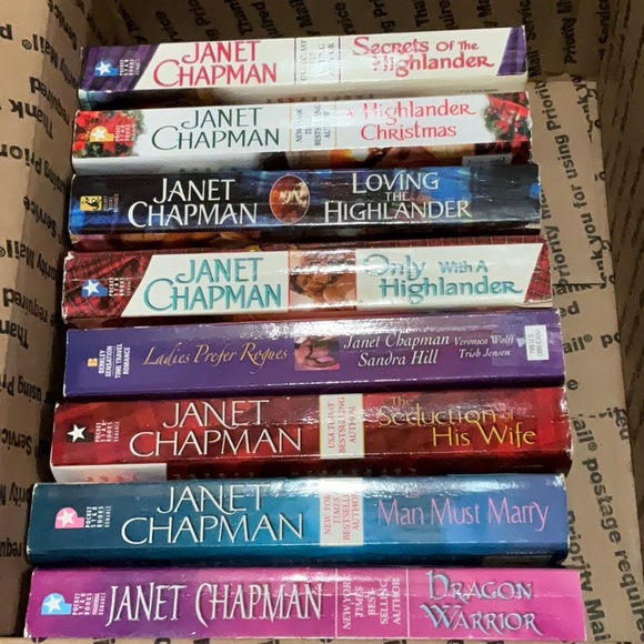 Paperbacks | Accents | Janet Chapman Romance Bundle Of 8 Books | Poshmark